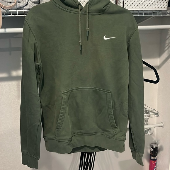 Nike | Jackets & Coats | Nike Green Hoodie | Poshmark